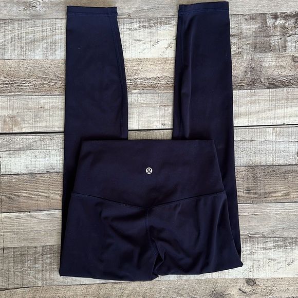lululemon athletica | Pants & Jumpsuits | Lululemon Navy Blue Workout ...